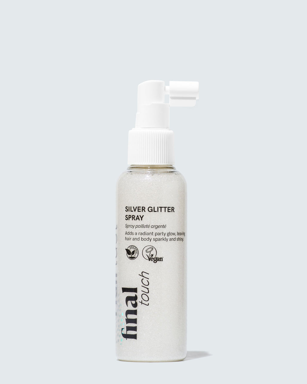 Final Touch™ Silver Glitter Spray | 125 ml | Glitter Hair & Body Spray